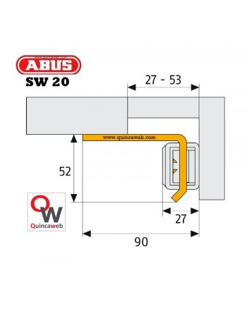 Acheter un verrou Abus SW20 sans clé